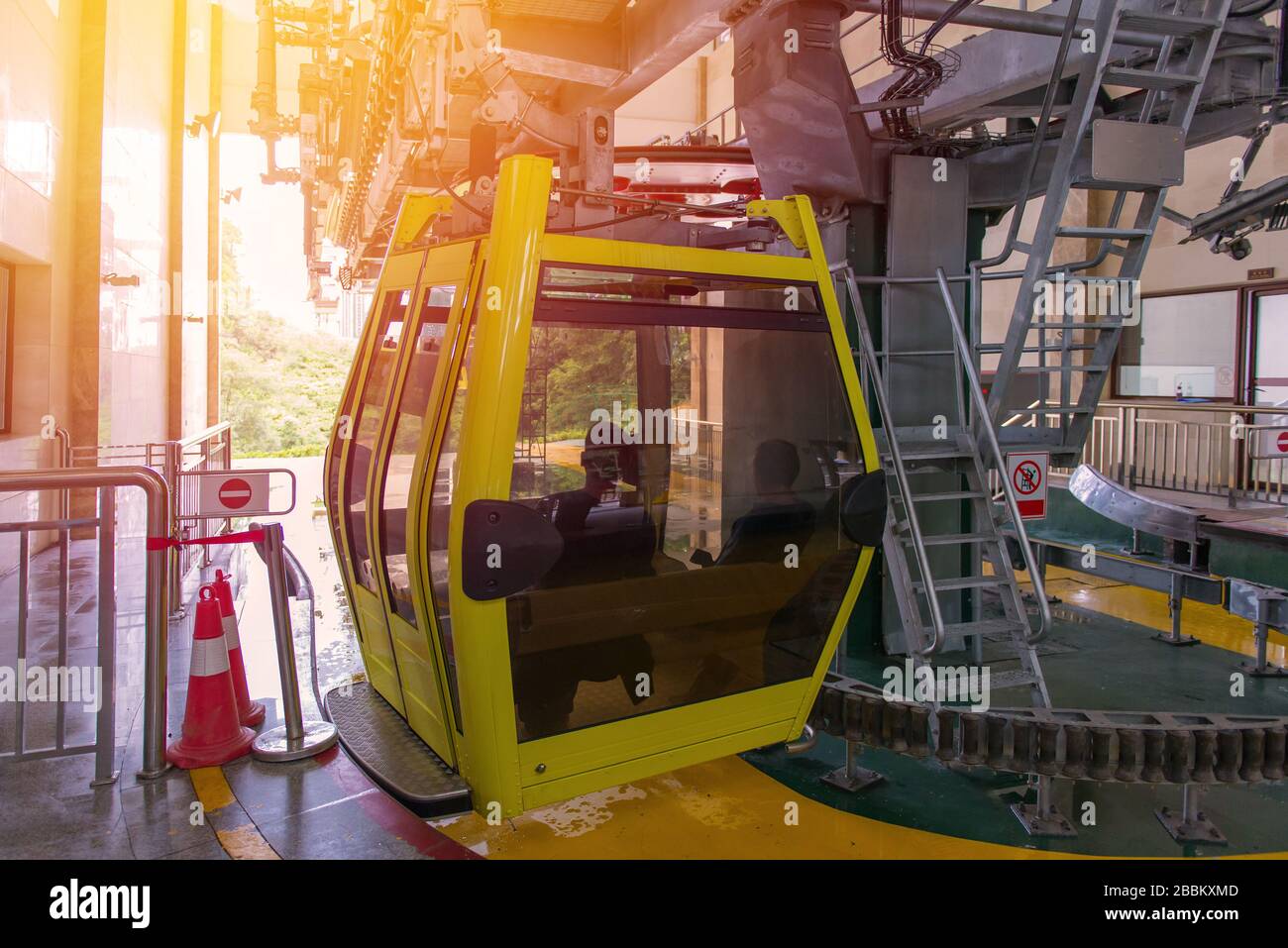 cable car in Tianmen mountain zhangjiajie national park, Hunan province ...