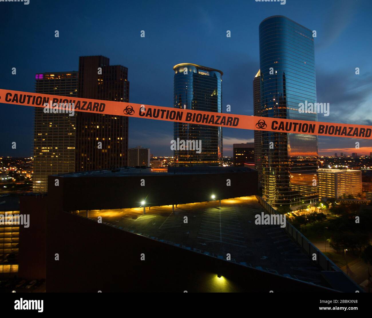 Hazard tape lights hi-res stock photography and images - Alamy