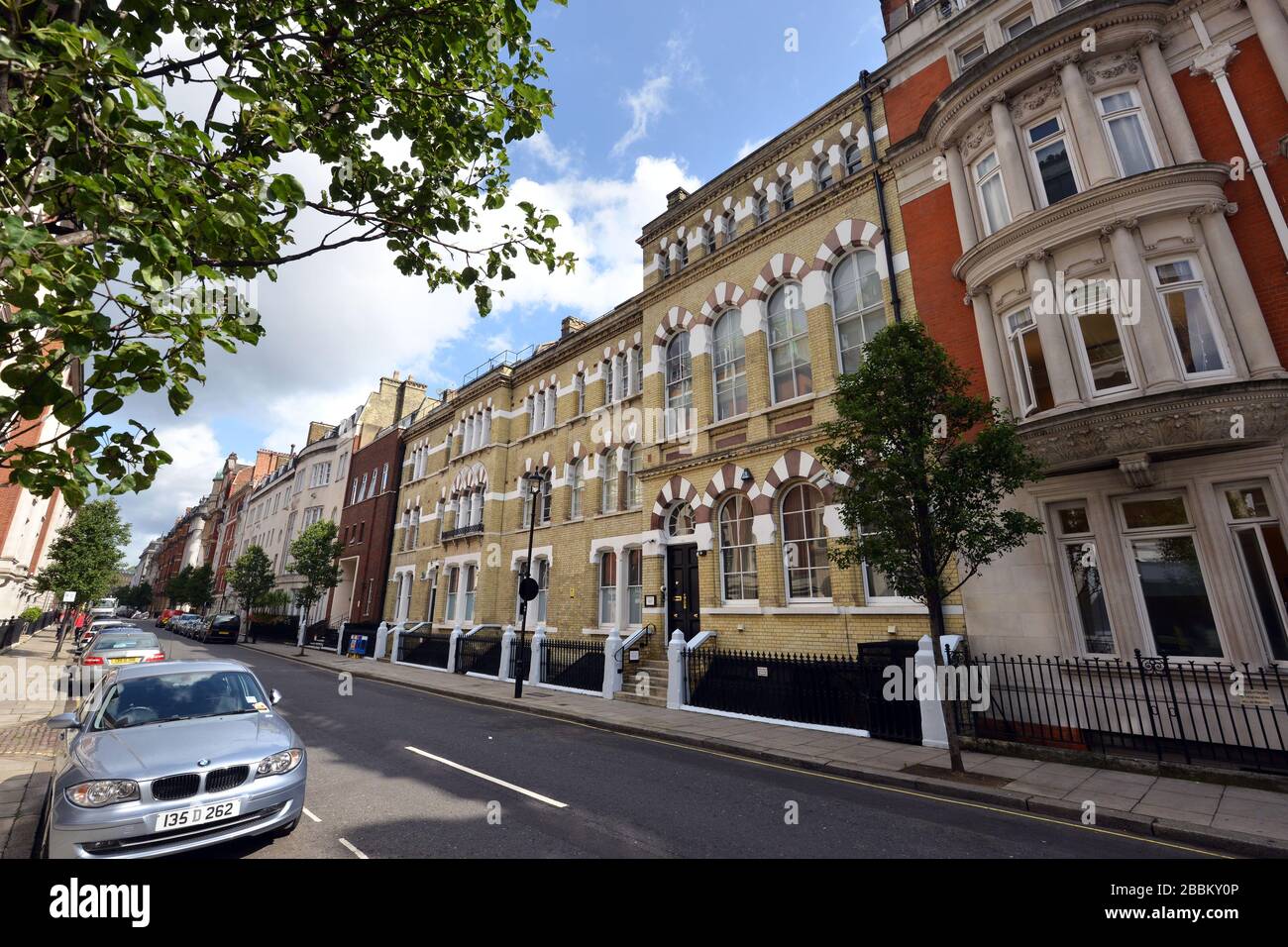 Central United Synagogue, Hallam Street, London Stock Photo - Alamy