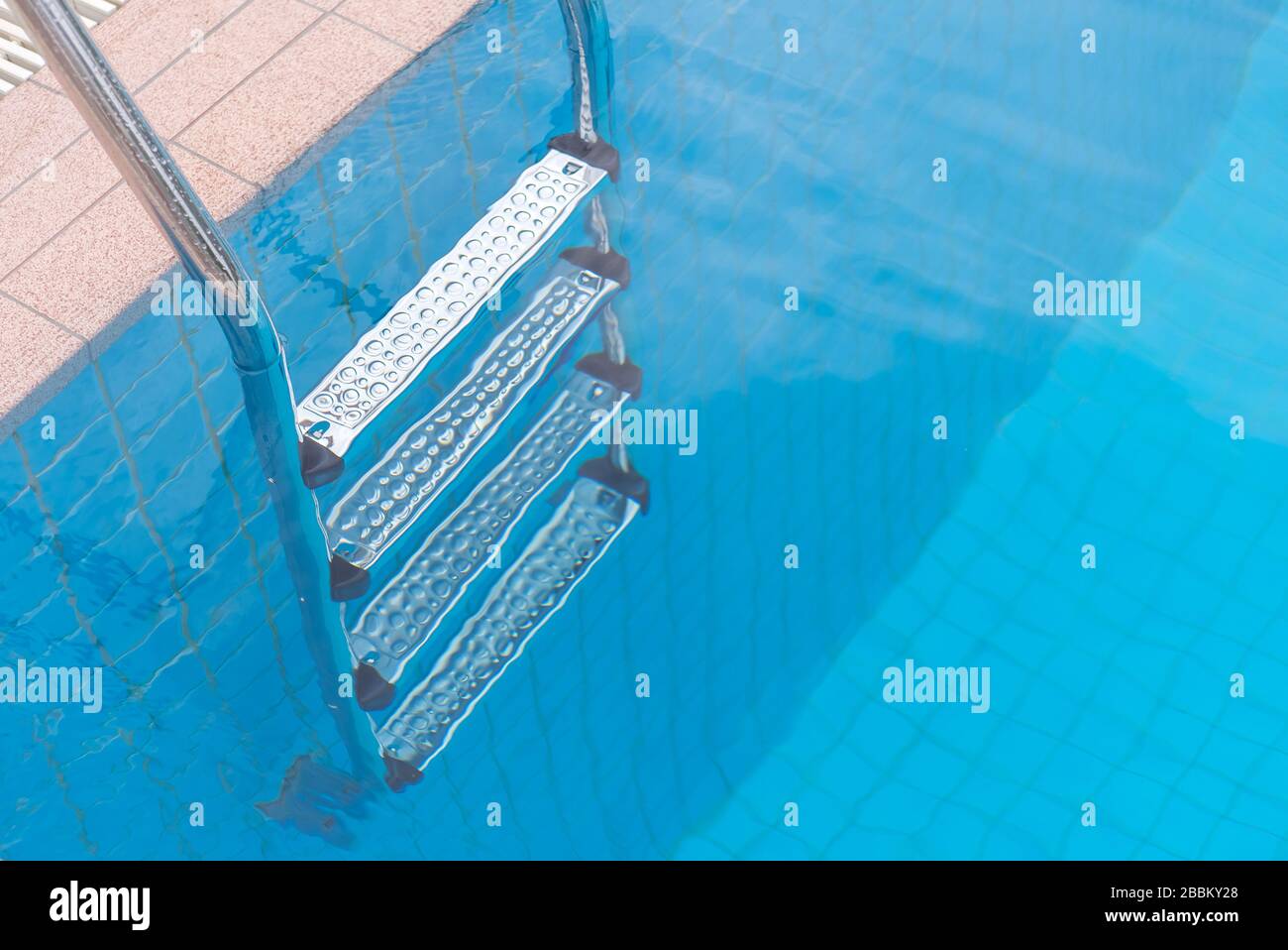 swimming pool with stair at sport center Stock Photo - Alamy