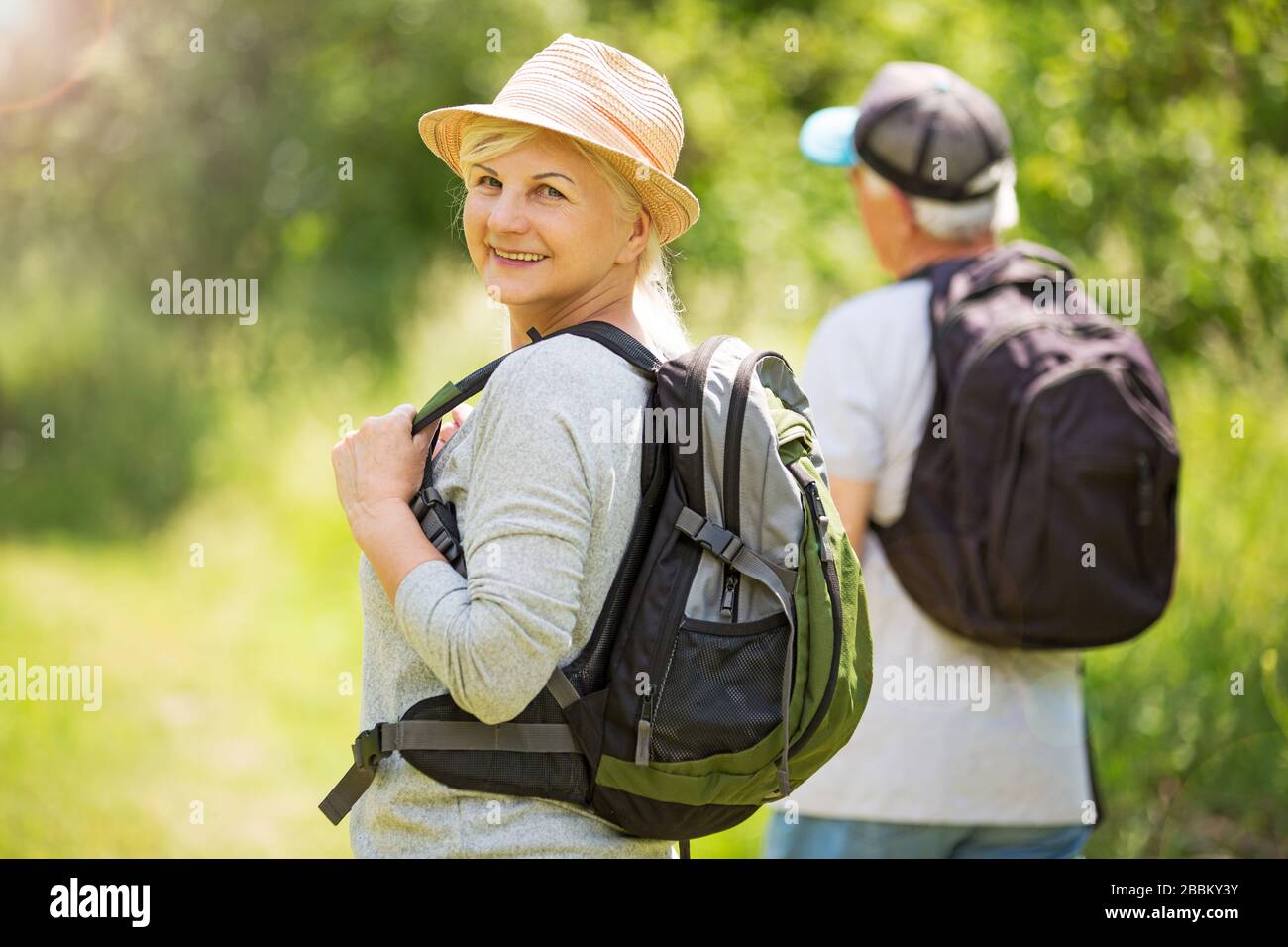 Rambling senior couple hi-res stock photography and images - Alamy