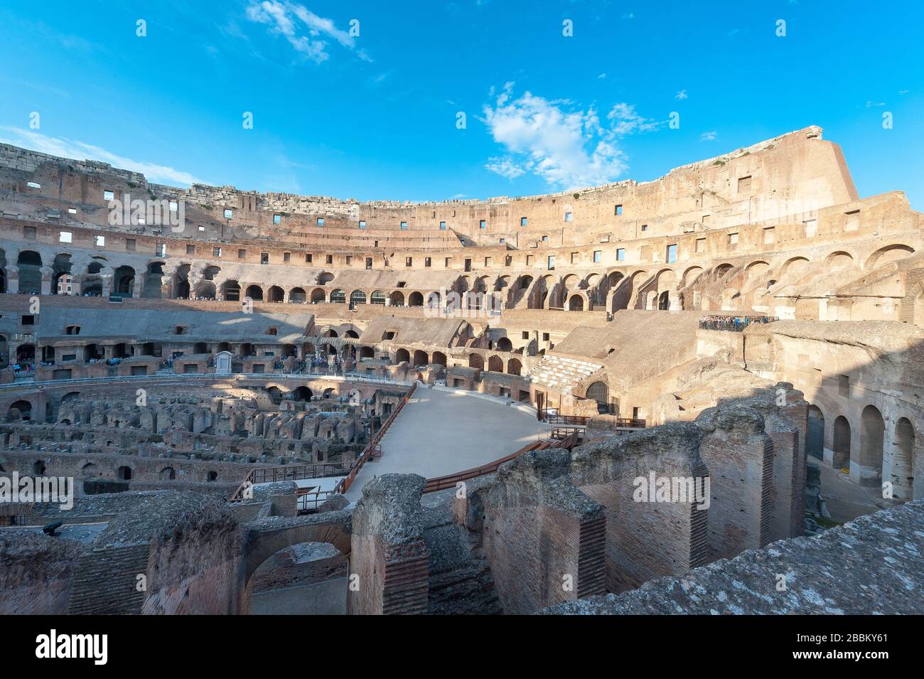 Rome Italy 04 October 2019 The Ancient Roman Colosseum is one of the ...