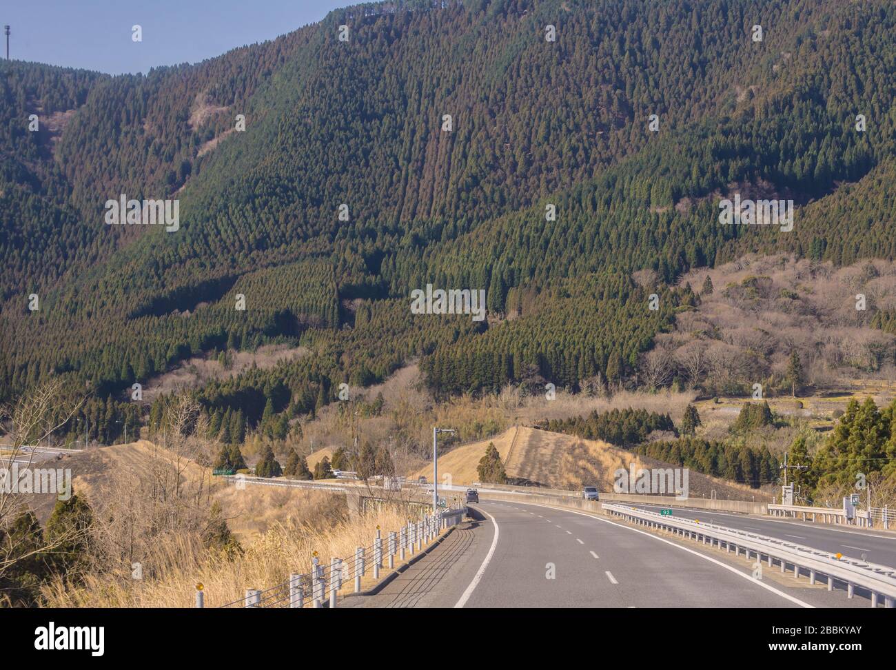 landscape of Road in highway with beautiful mountain Stock Photo - Alamy