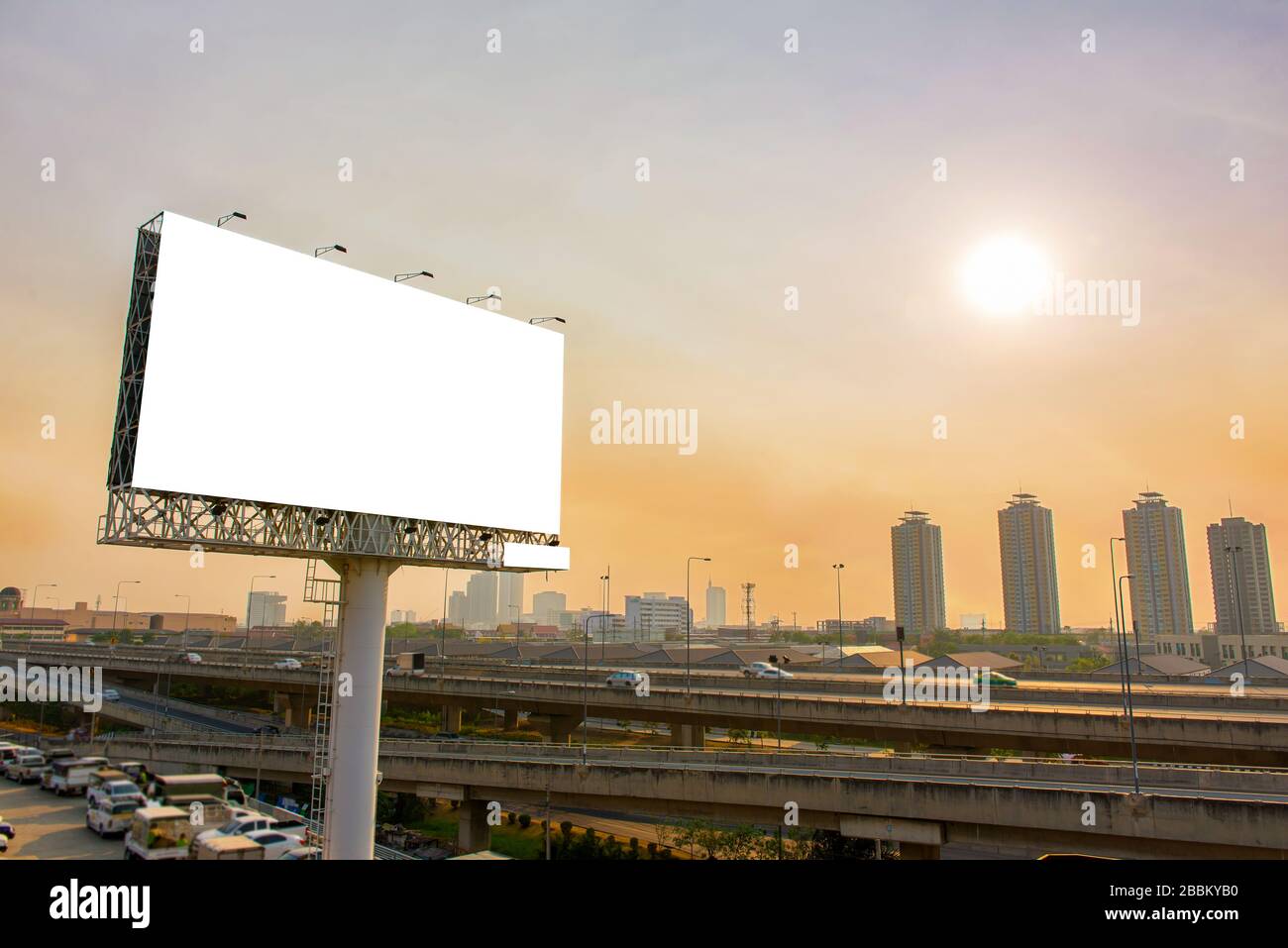billboard or advertising poster on highway for advertisement concept ...