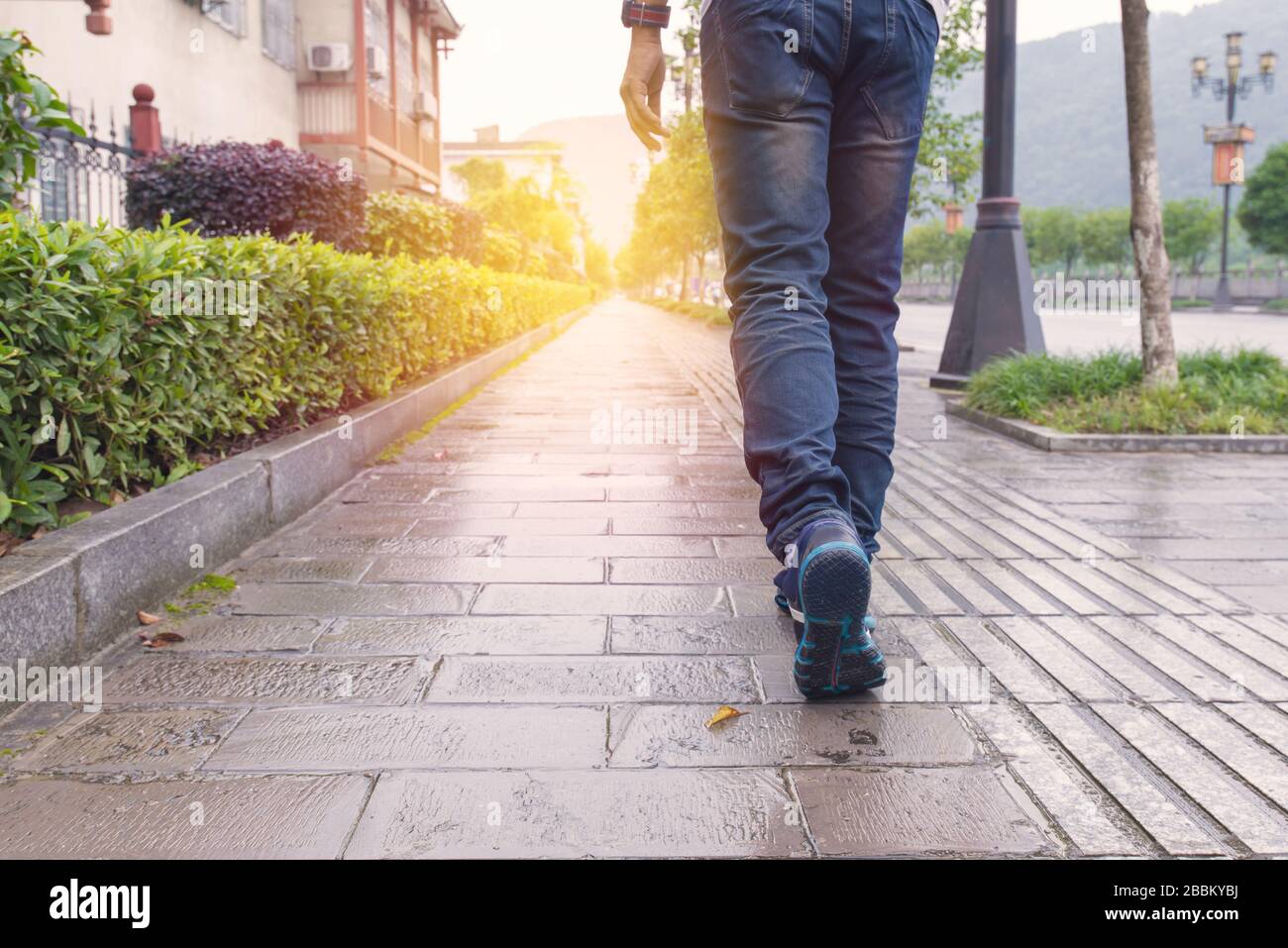 Sneaker man walk not woman hi-res stock photography and images - Alamy