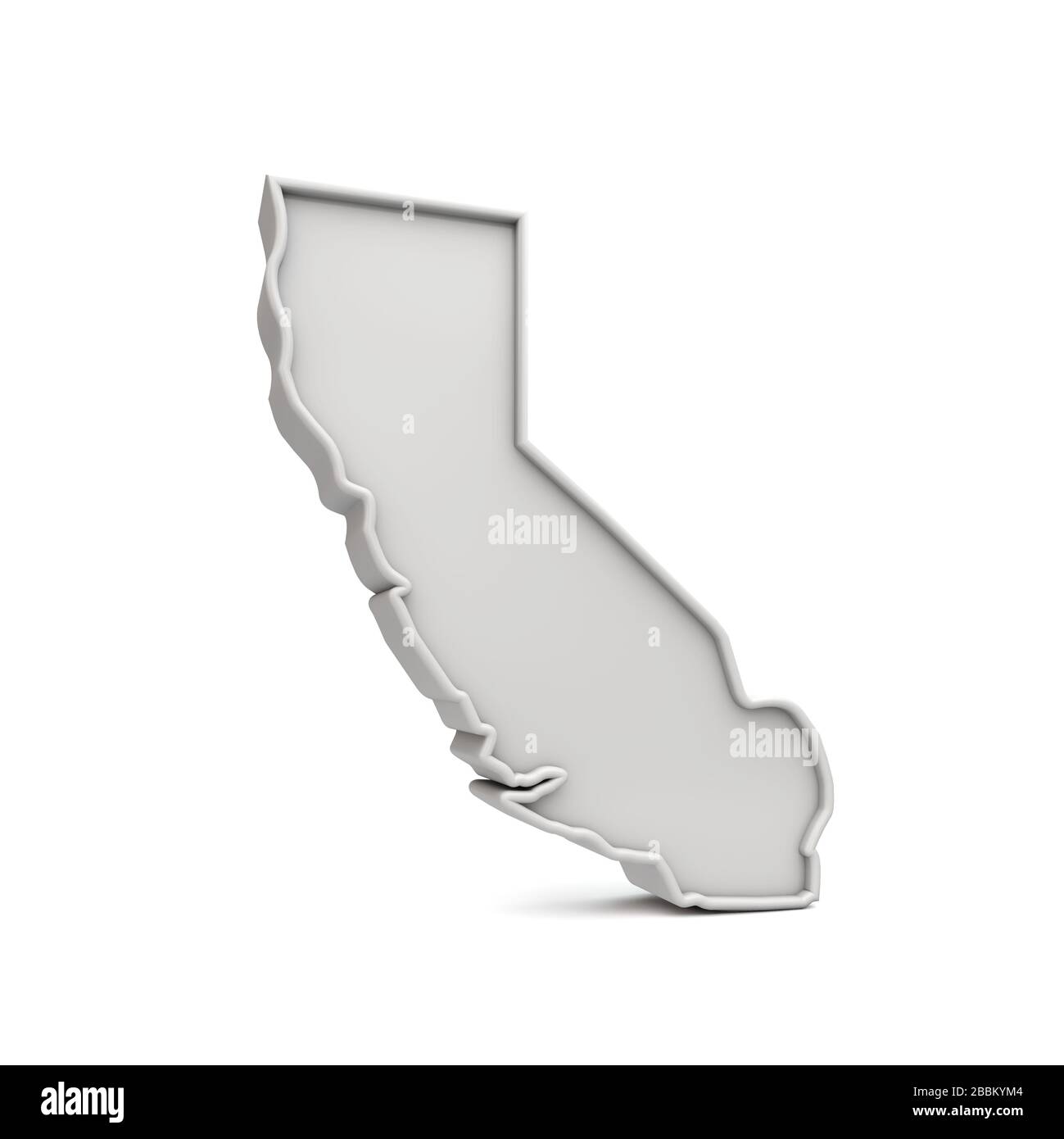 California state map hi-res stock photography and images - Alamy