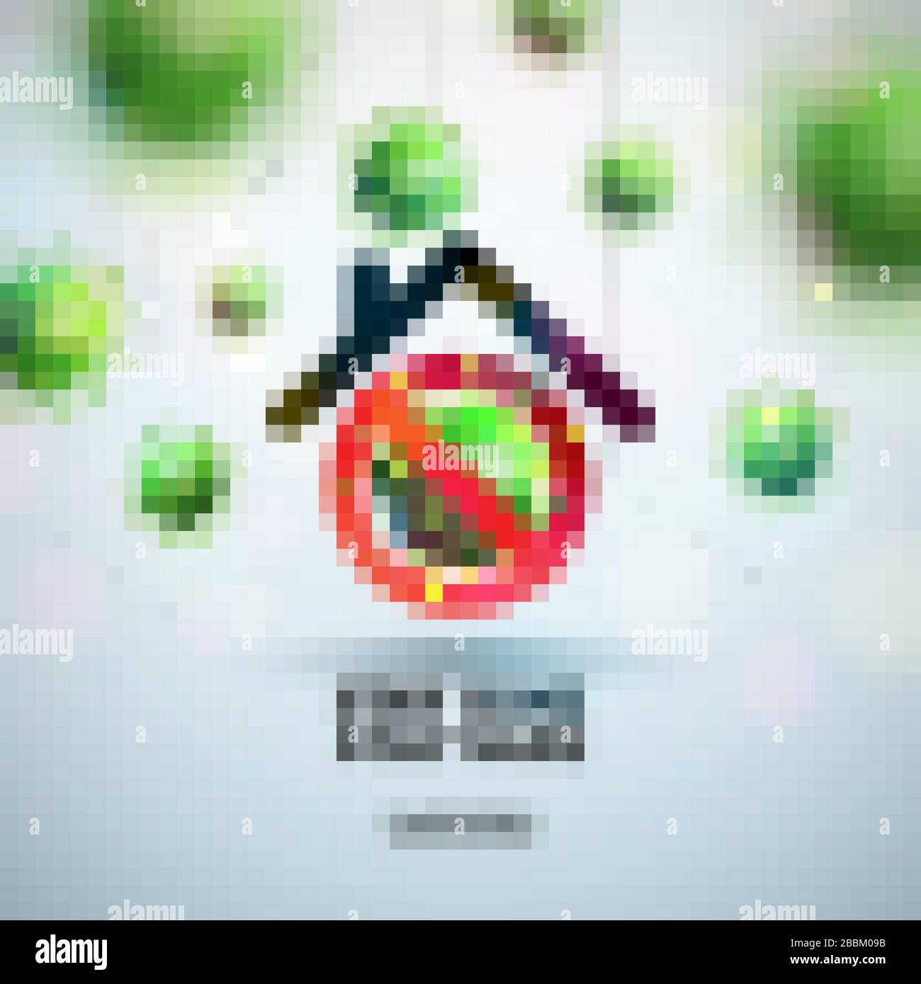 Stay Home. Stop Coronavirus Design with Falling Covid-19 Virus and ...
