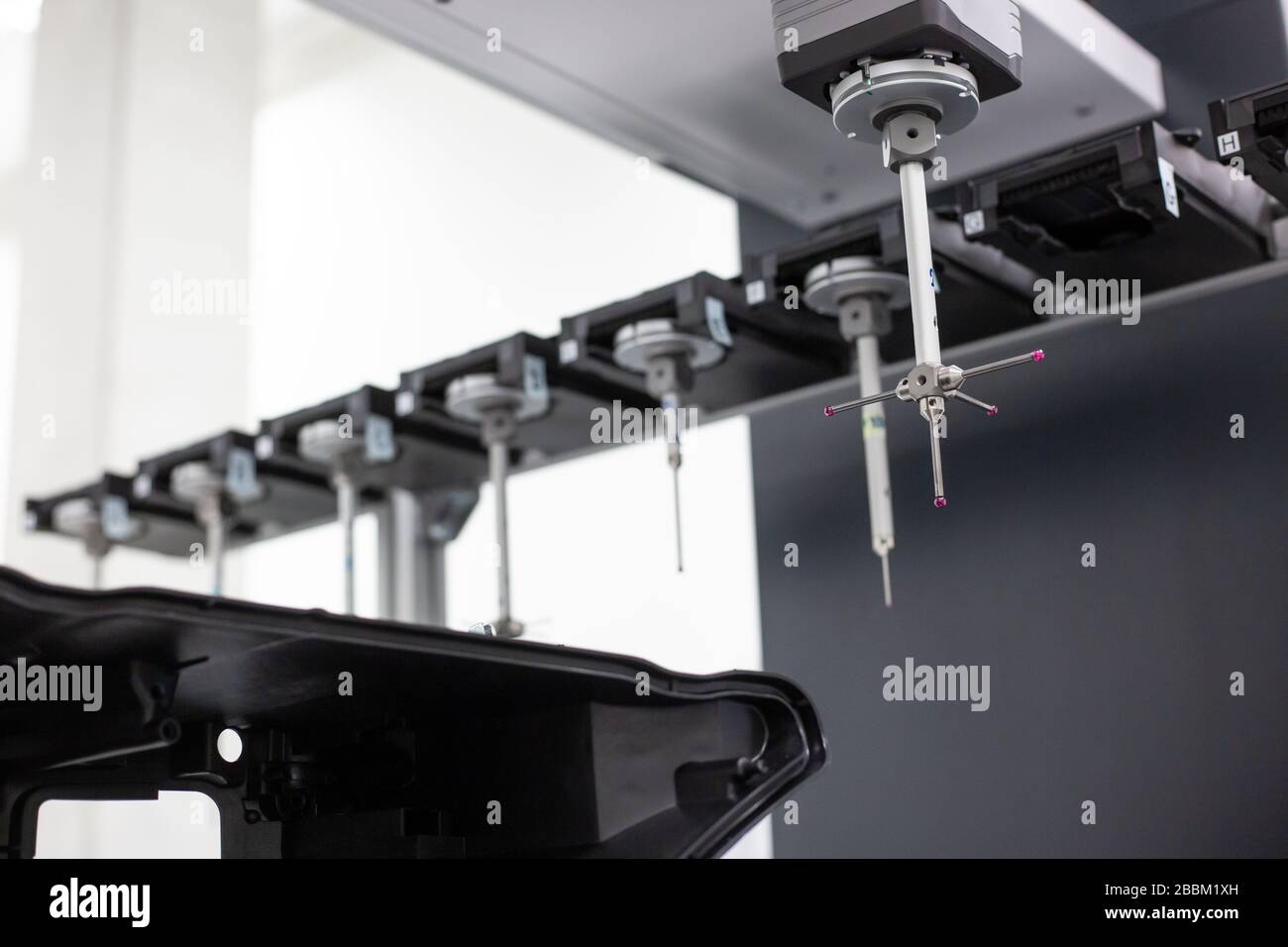 Close up of professional automatic 3D measuring system machine for ...