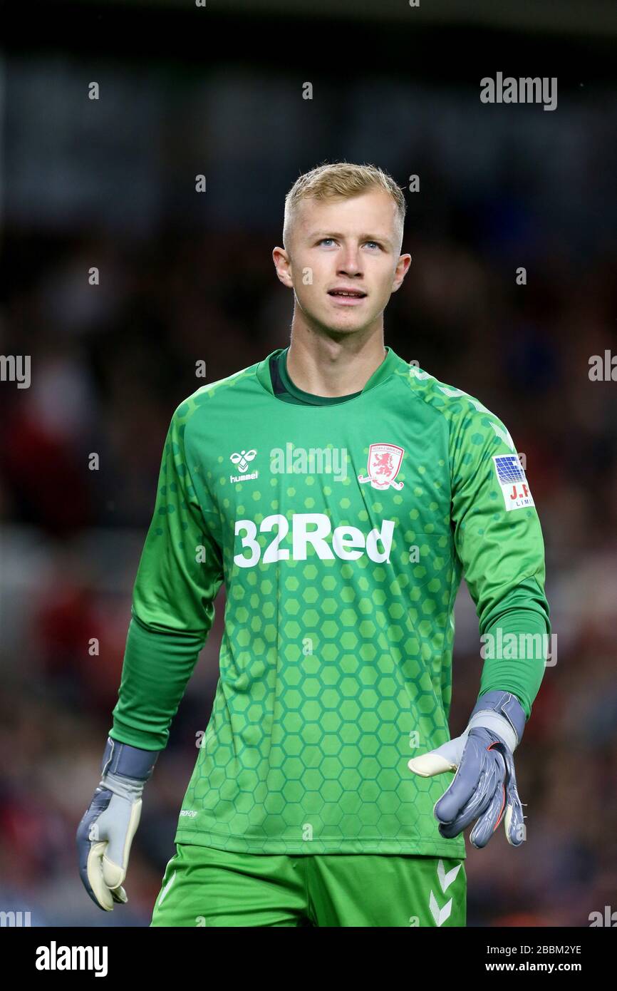 Middlesbrough goalkeeper Aynsley Pears Stock Photo - Alamy