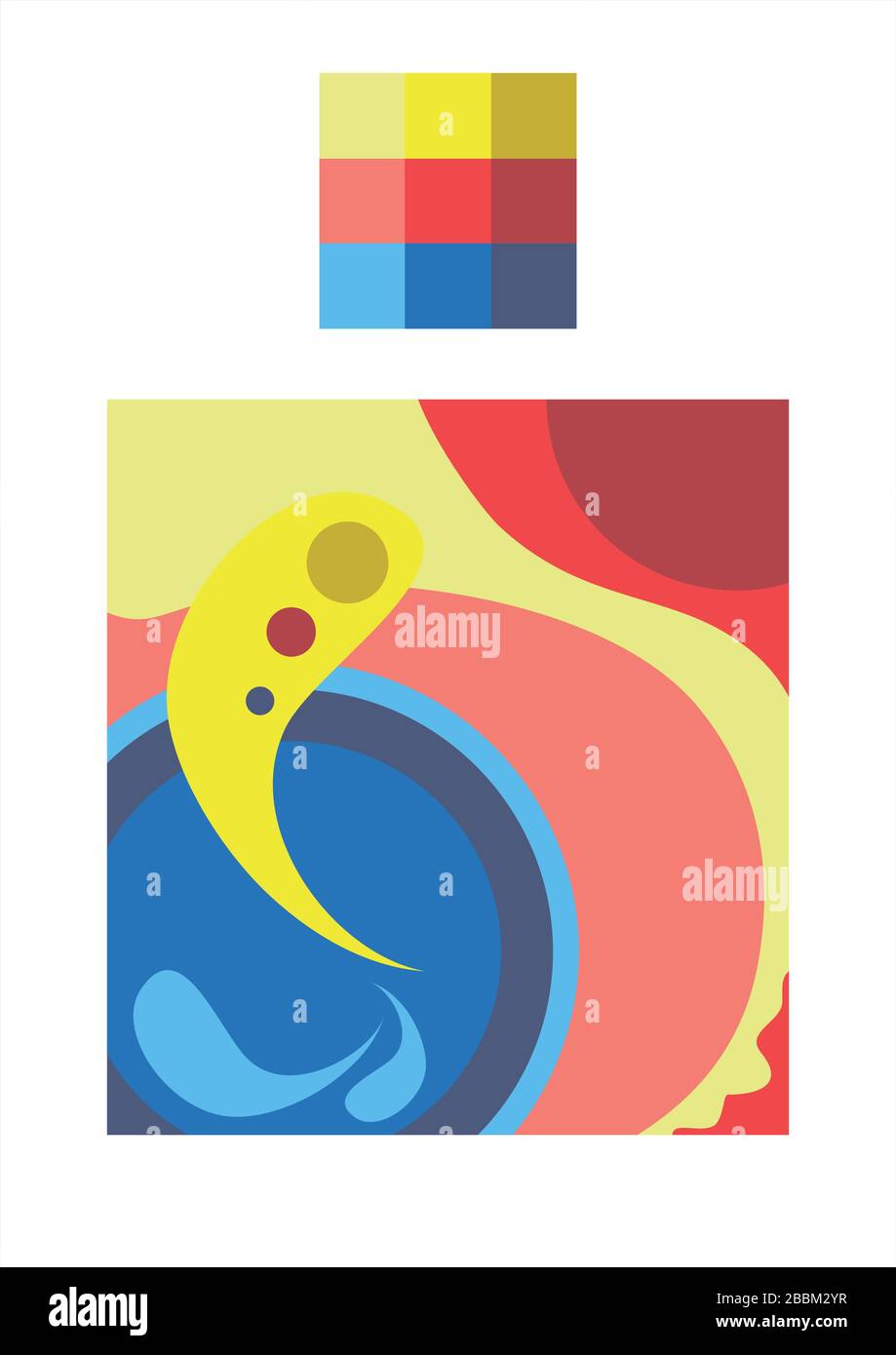 Abstract curve composition in vector Stock Vector Image & Art - Alamy