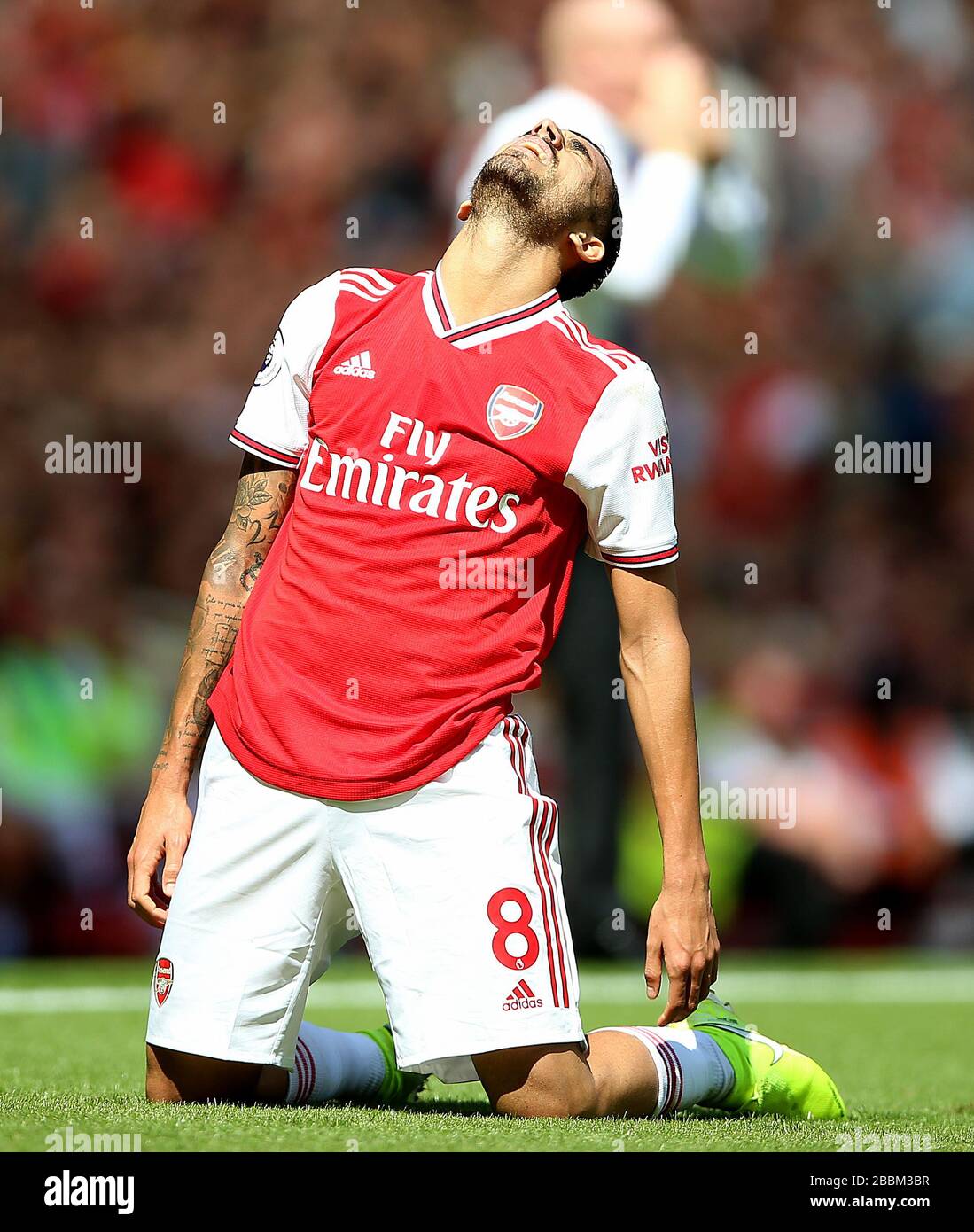 Arsenal's Dani Ceballos reacts Stock Photo - Alamy