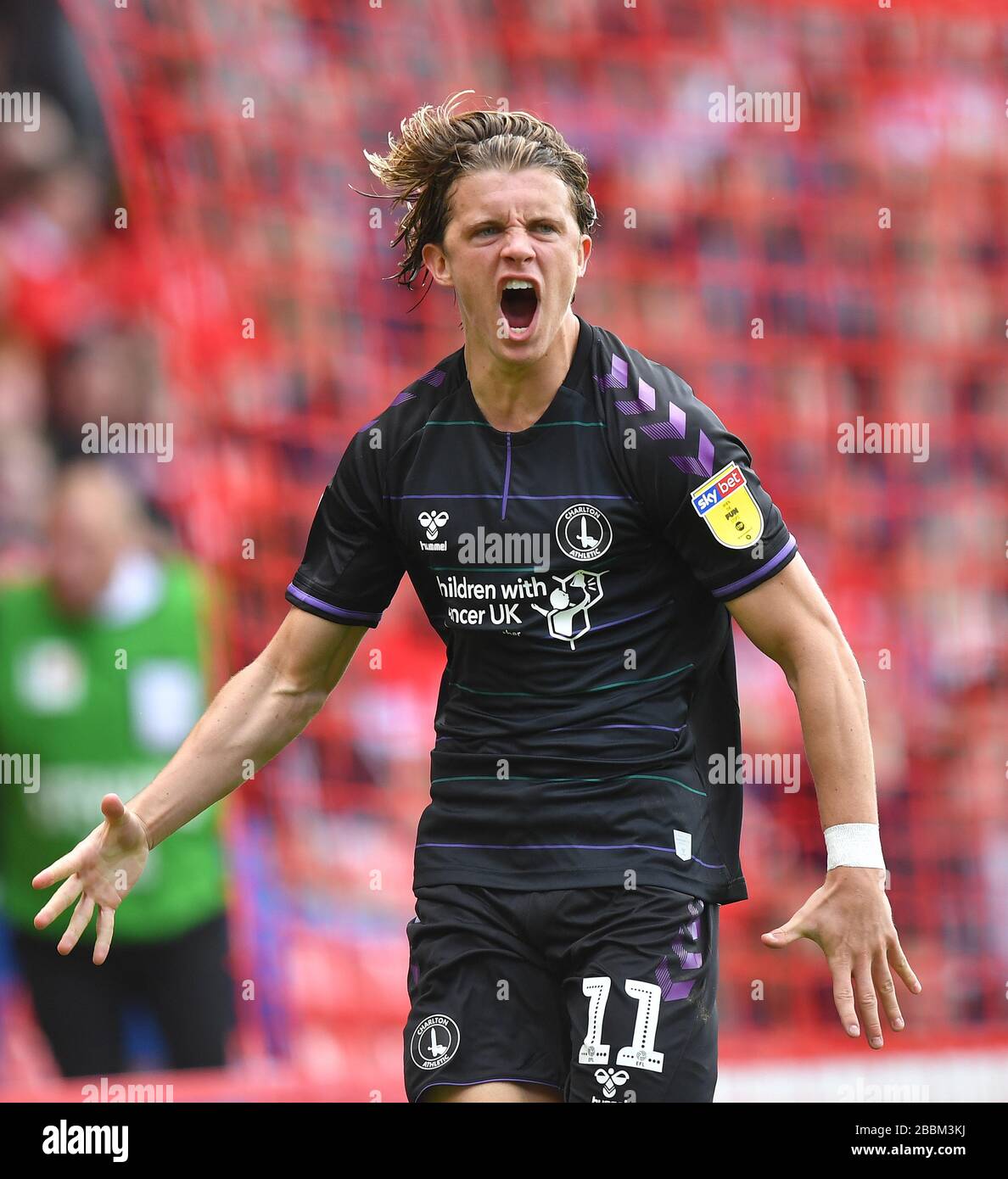 Charlton Athletic's Conor Gallagher celebrates scoring his team's first ...