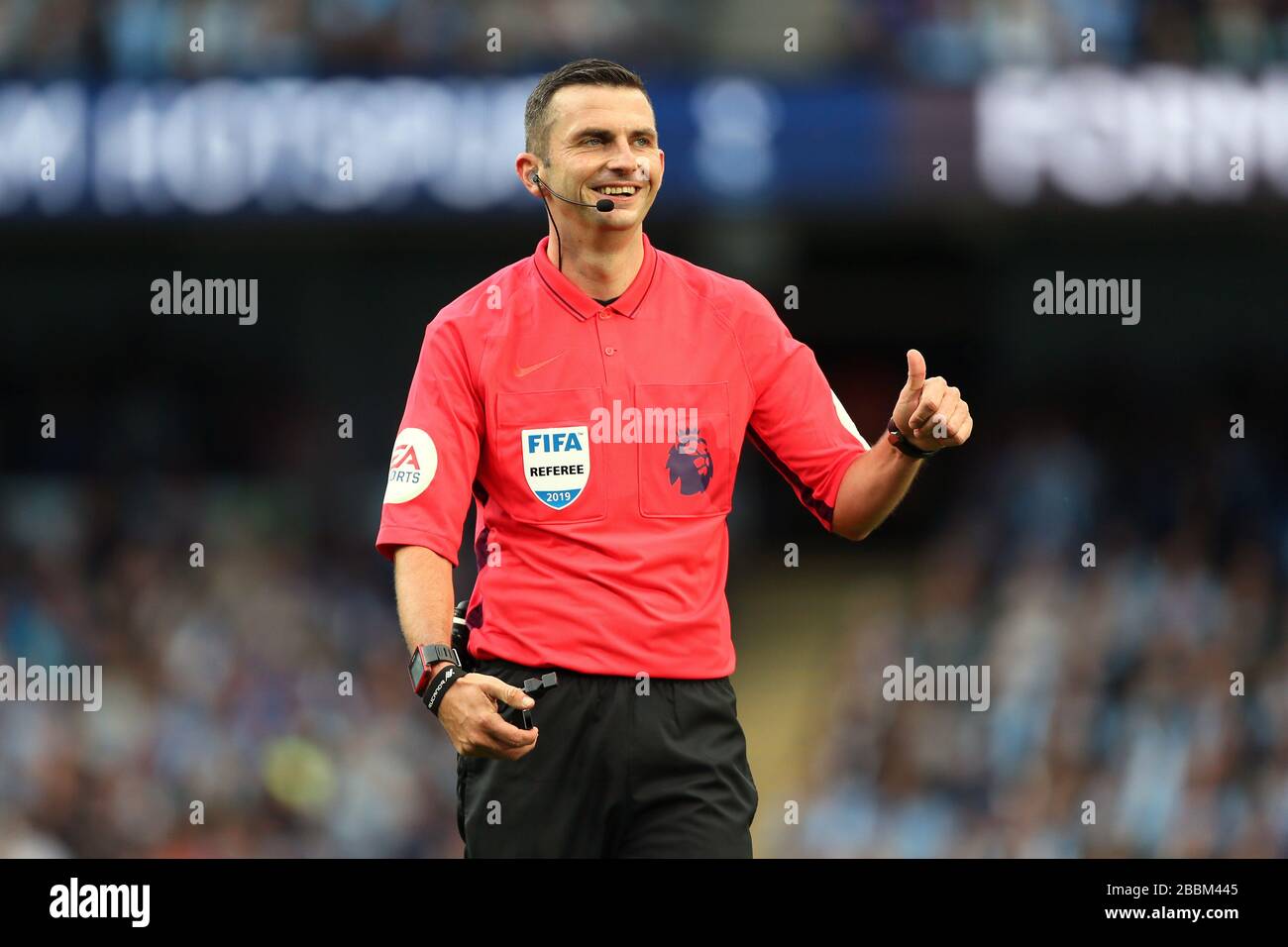Referee Michael Oliver Stock Photo - Alamy