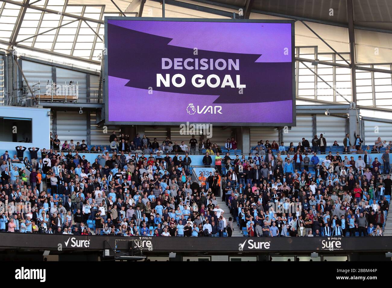 VAR decides Manchester City's Gabriel Jesus' (not pictured) sides third ...