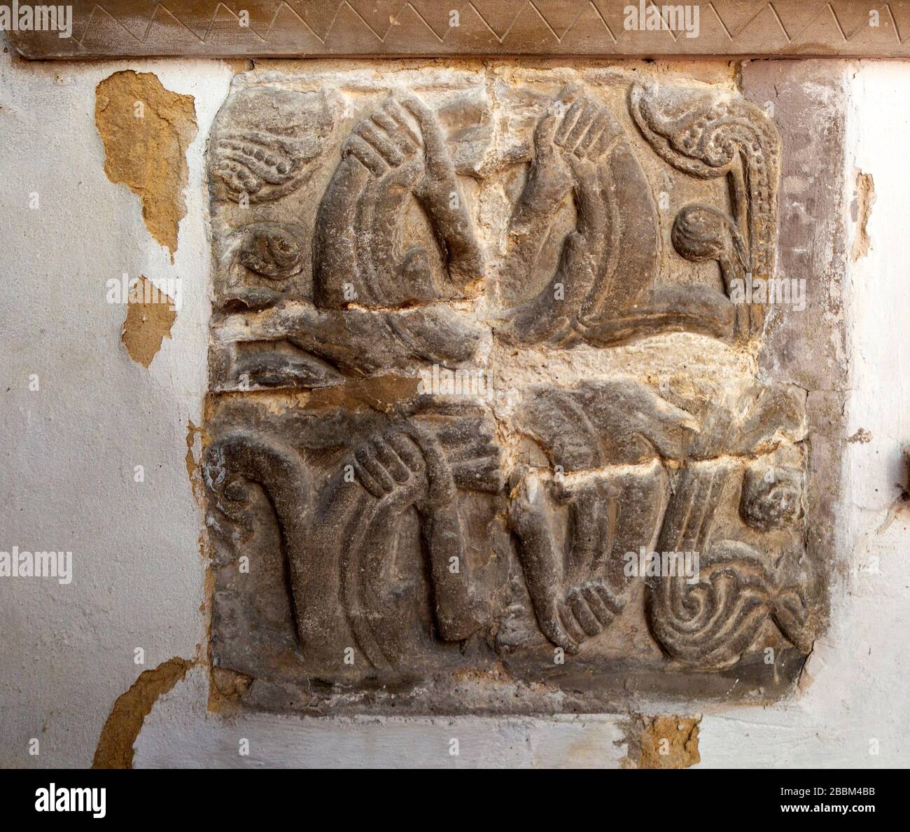 Church anglo saxon carvings hi-res stock photography and images - Alamy