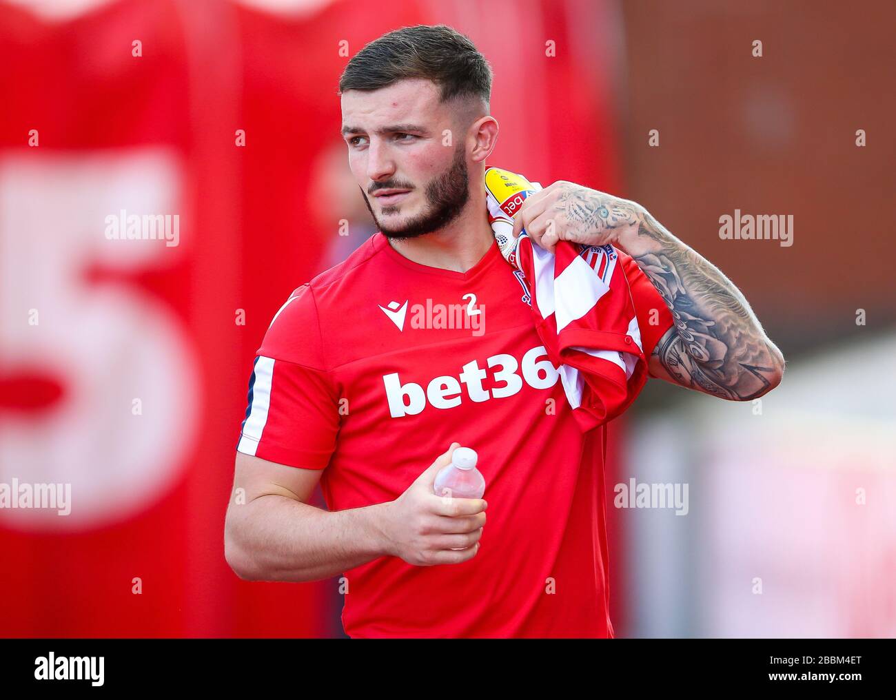 Stoke City's Tom Edwards prior to kick-off Stock Photo - Alamy