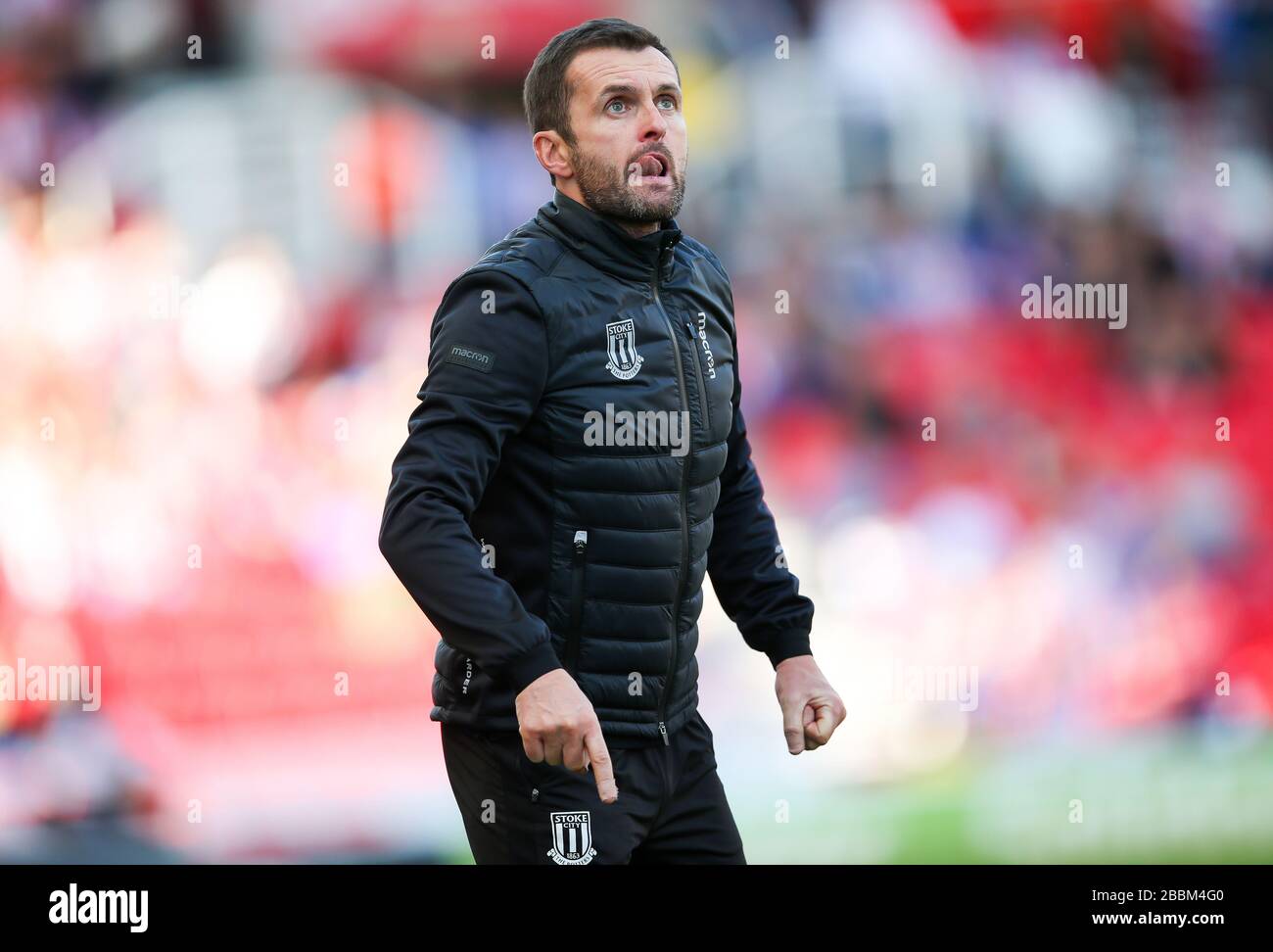 Stoke City manager Nathan Jones Stock Photo - Alamy