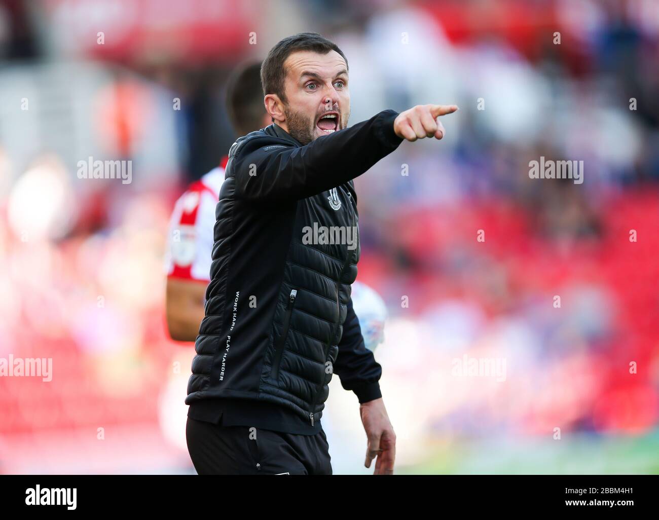 Stoke City manager Nathan Jones Stock Photo - Alamy