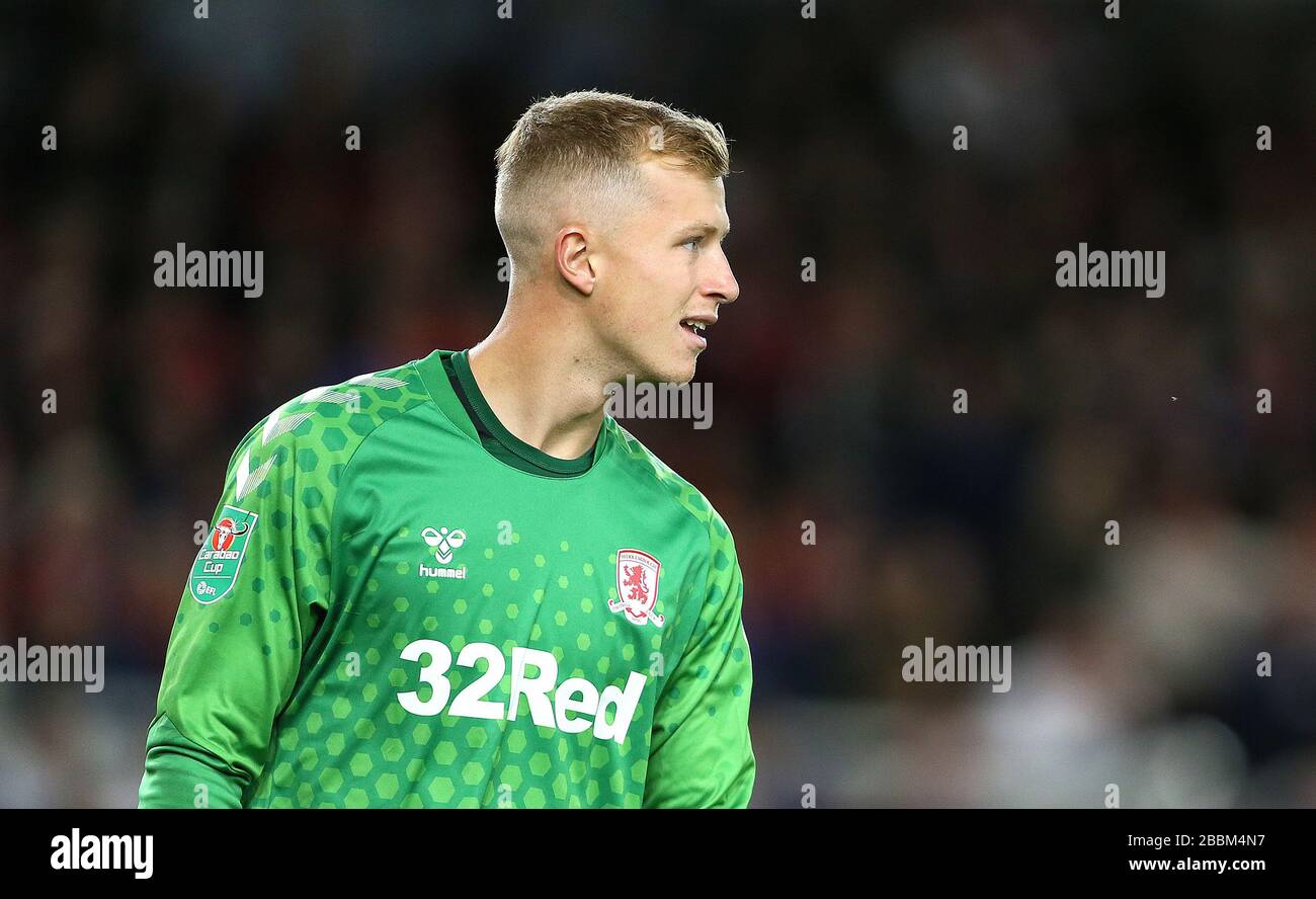 Middlesbrough goalkeeper Aynsley Pears Stock Photo - Alamy
