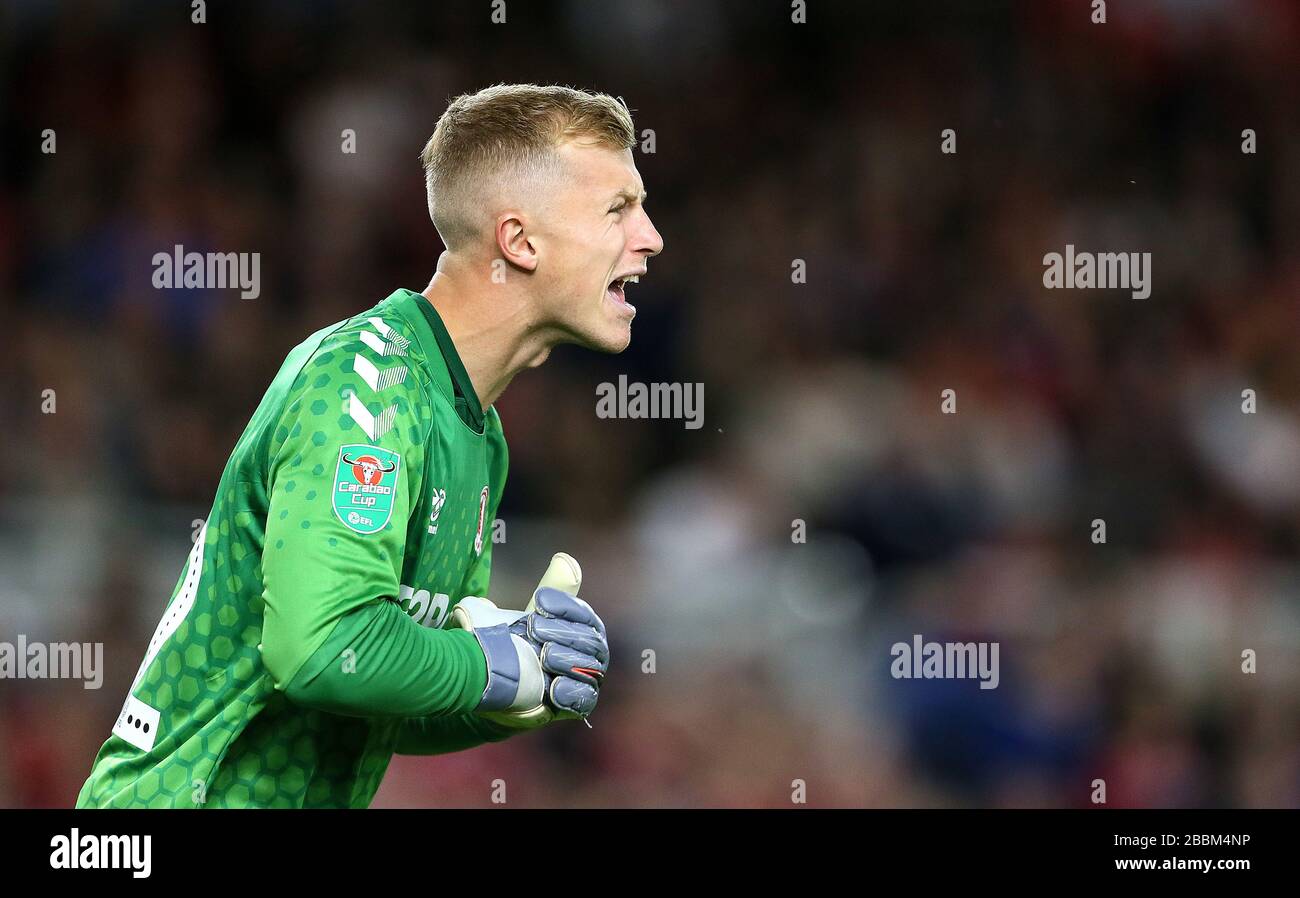 Middlesbrough goalkeeper Aynsley Pears Stock Photo - Alamy