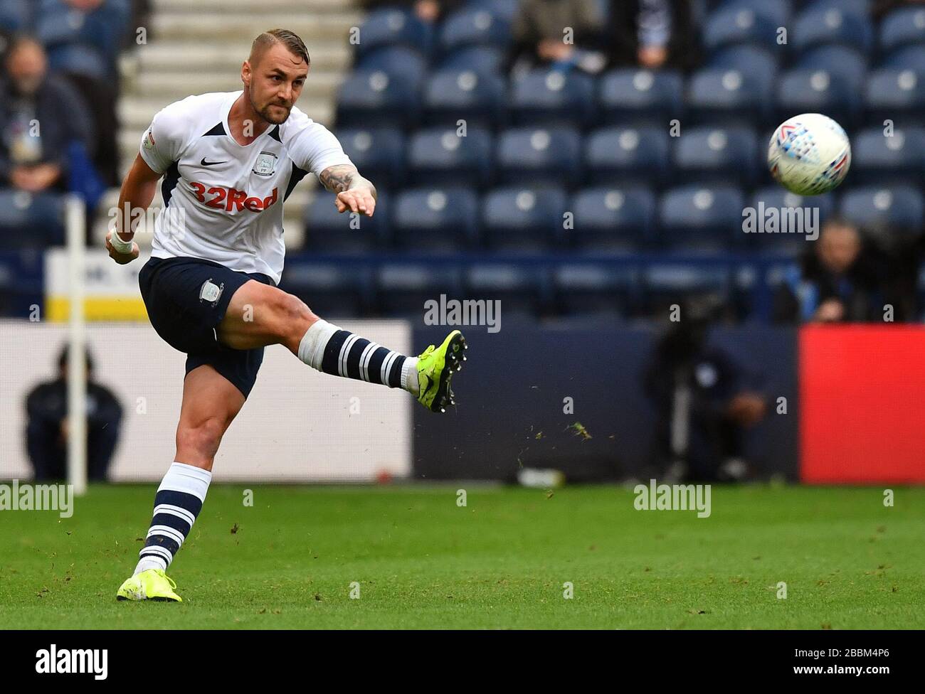 Preston North End's Patrick Bauer Stock Photo - Alamy