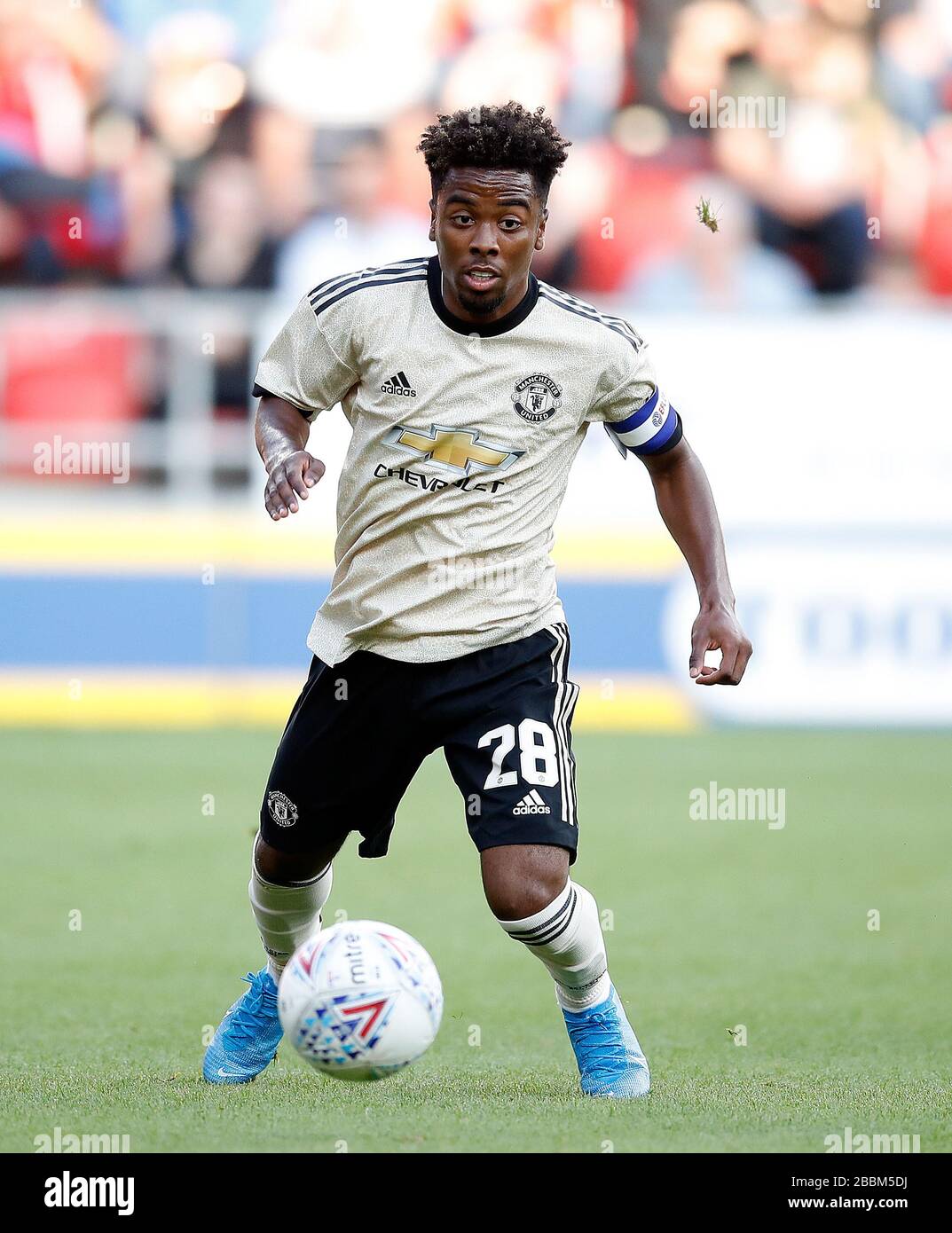 Manchester United's Angel Gomes in action during the EFL Trophy match ...