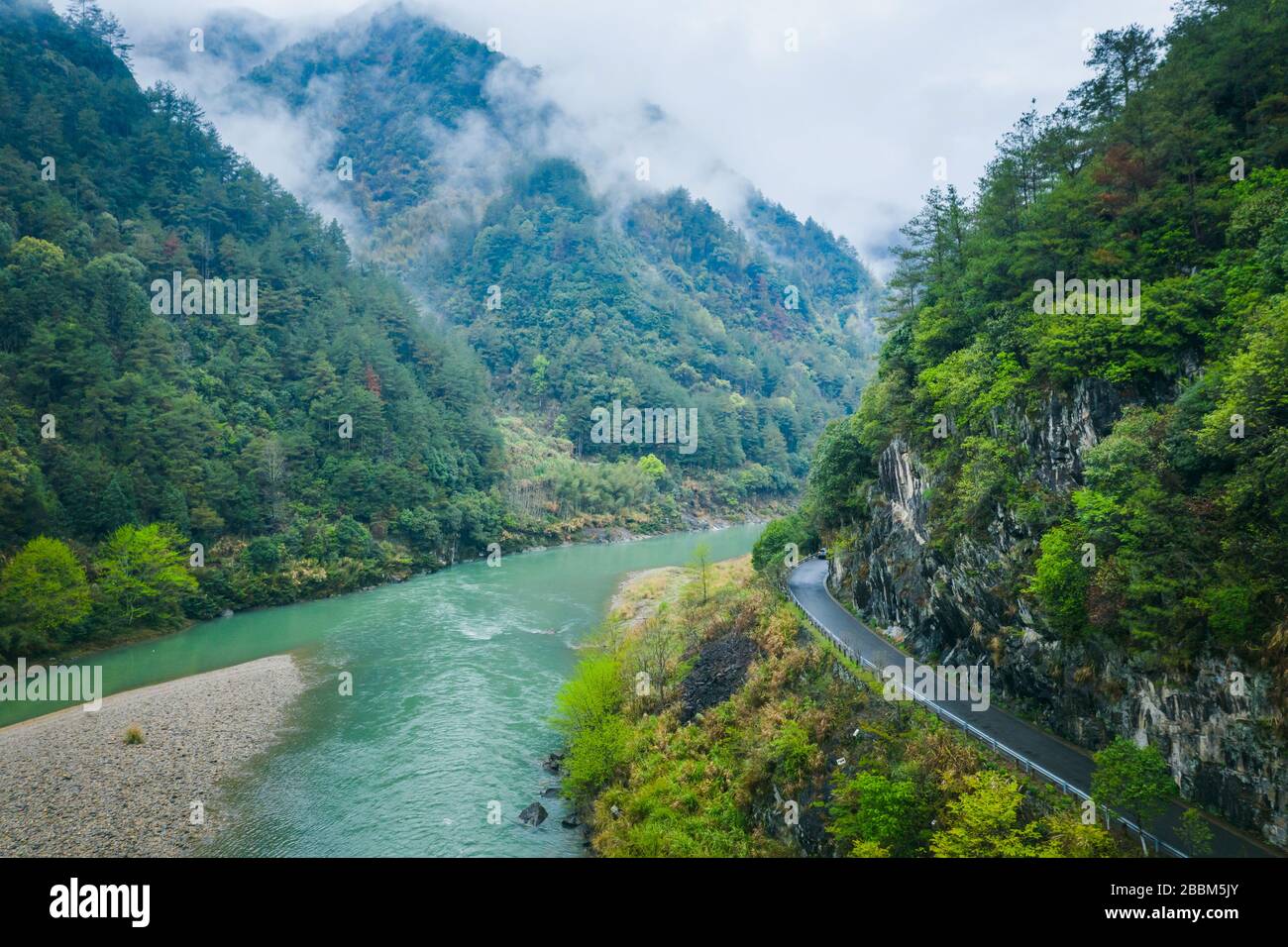Countryside landscape of China's traditional and historic village Stock ...
