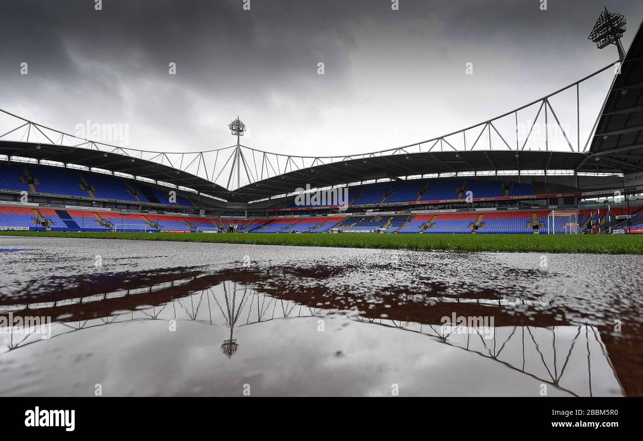 A general view of University of Bolton Stadium, home of Bolton ...