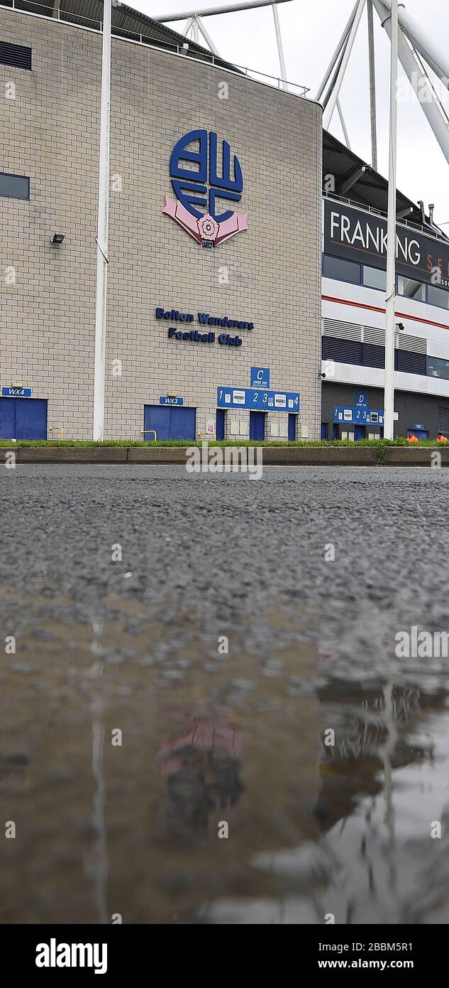 A general view of University of Bolton Stadium, home of Bolton ...
