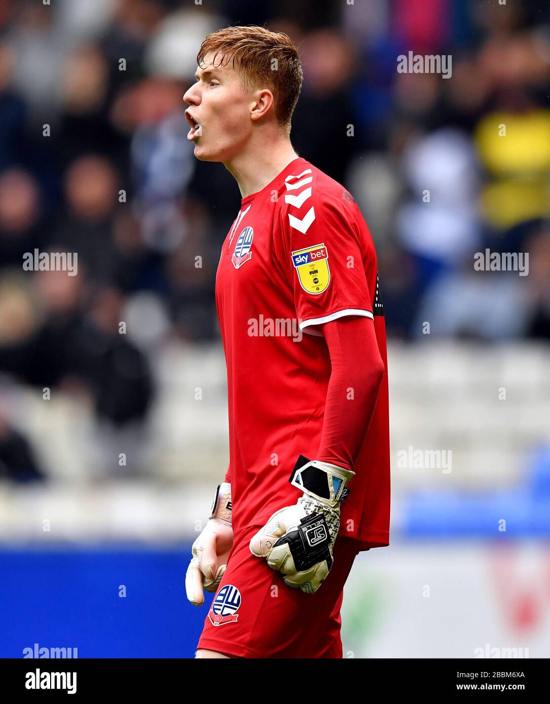 Football action mid length half goalkeeper hi-res stock photography and ...