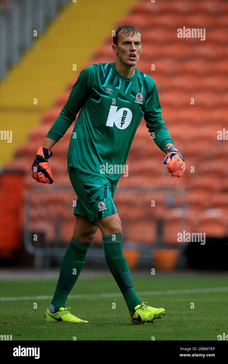 Blackburn Rovers' new signing Christian Walton in action Stock Photo ...