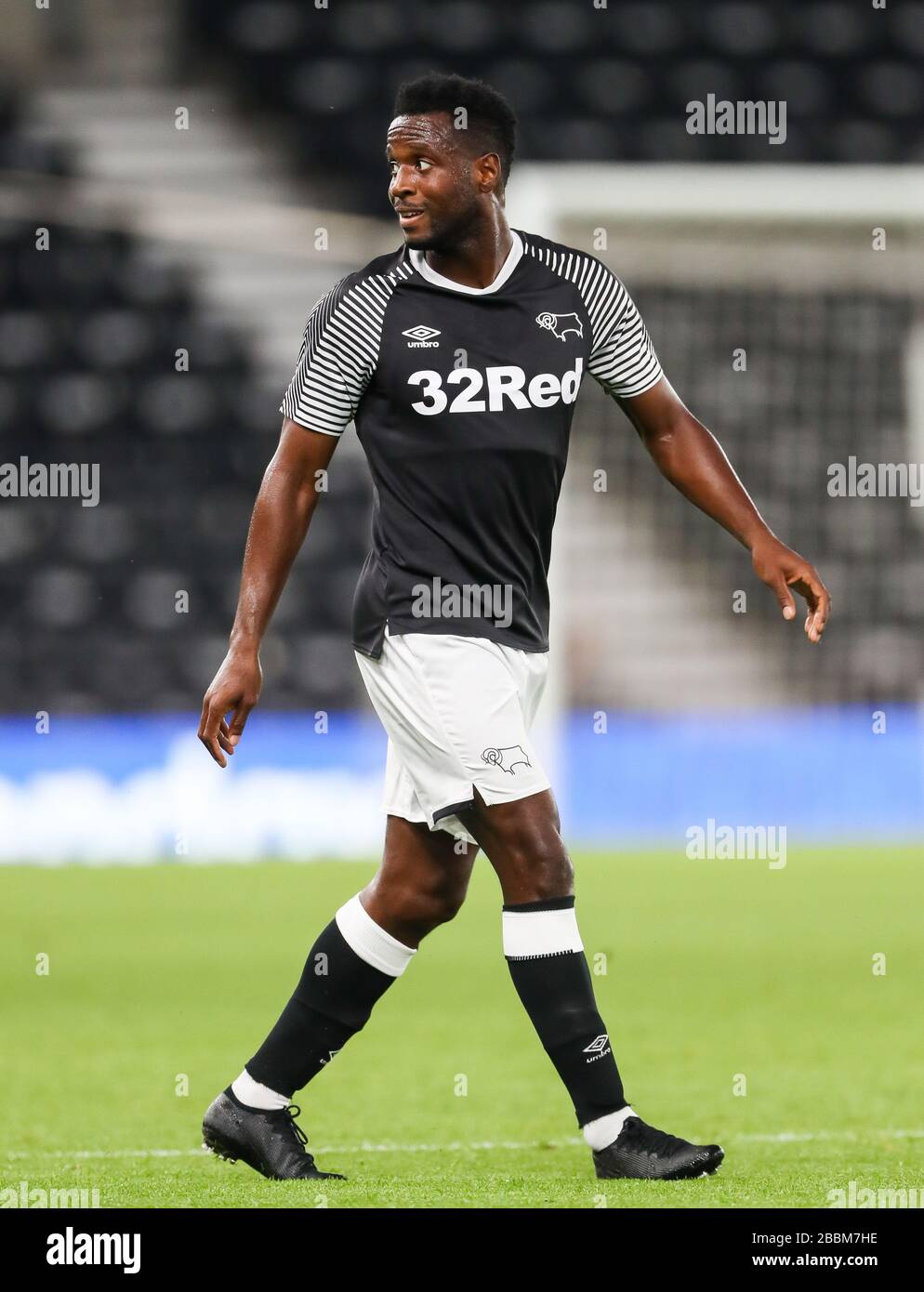Football pre season friendly derby full length hi-res stock photography ...