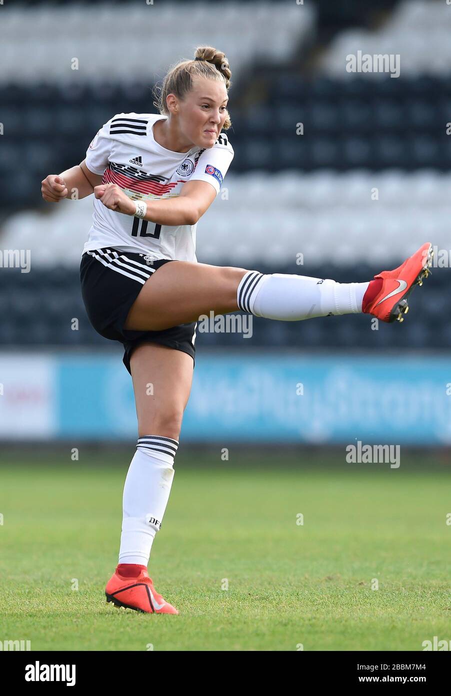 Germany's Marie Muller in action during the UEFA Women's Under 19 ...