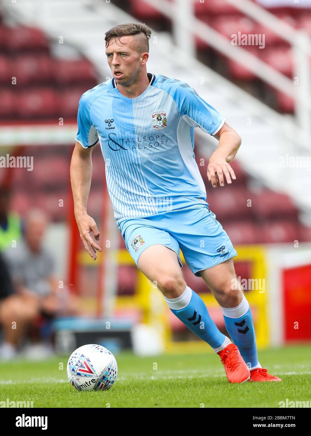 Coventry City's Jordan Shipley during the Pre-Season Friendly match at ...