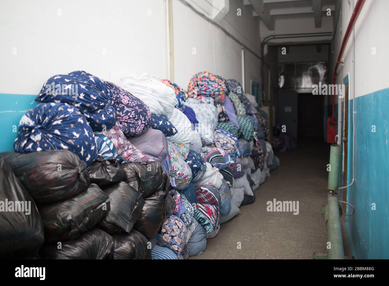Bags of garbage inside hi-res stock photography and images - Alamy