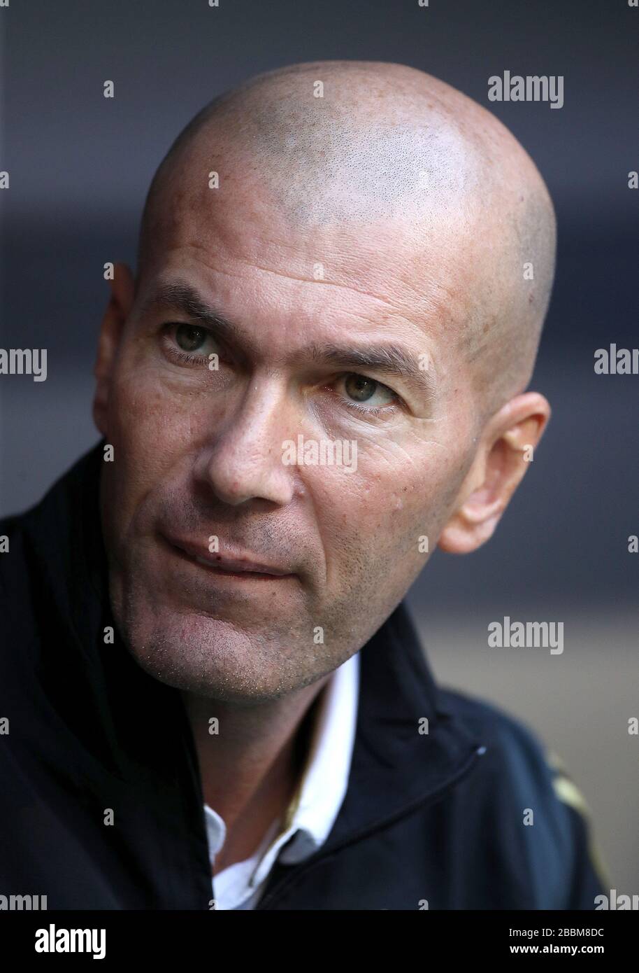 Real Madrid manager Zinedine Zidane Stock Photo - Alamy