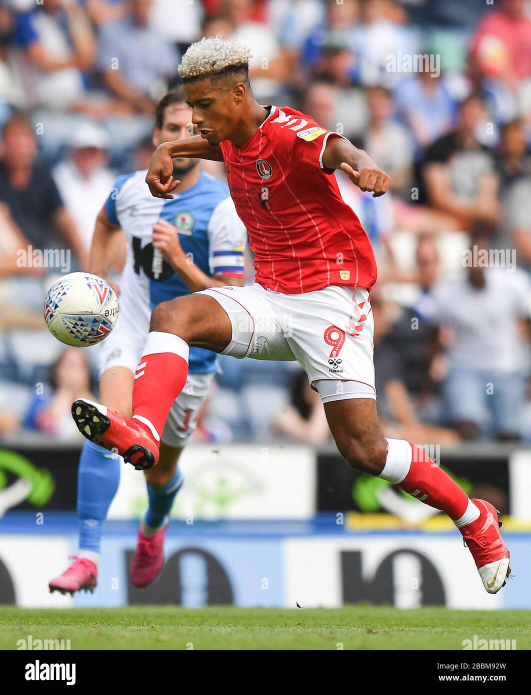 Charlton Athletic's Lyle Taylor in action Stock Photo - Alamy