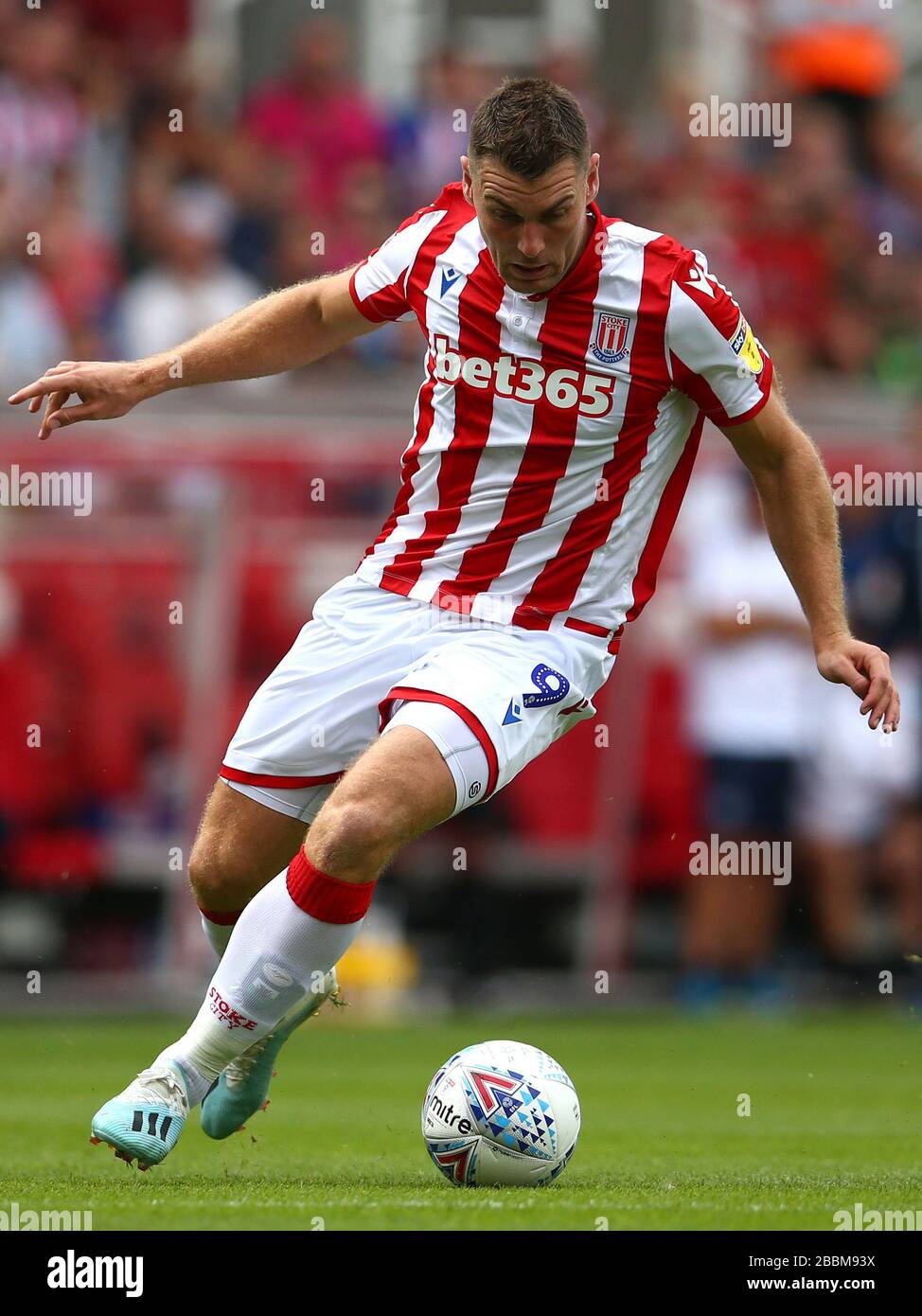Stoke City's Sam Vokes Stock Photo - Alamy