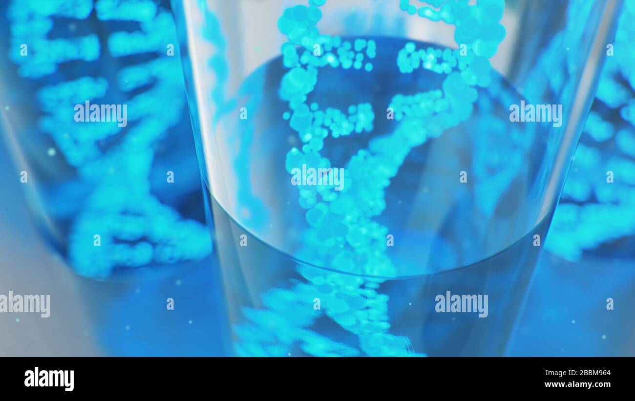 DNA molecule, its structure. Concept human genome. DNA molecule with ...