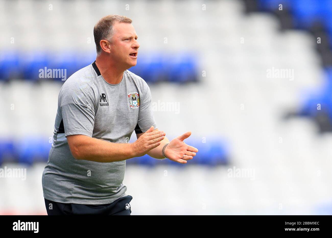 Coventry City manager Mark Robbins Stock Photo - Alamy
