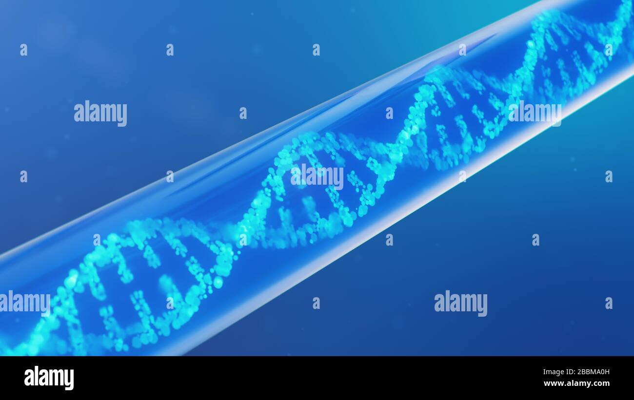 DNA molecule, its structure. Concept human genome. DNA molecule with ...