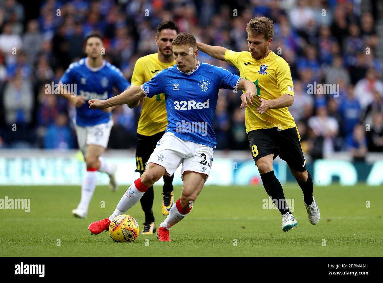 Rangers' Greg Docherty during the UEFA Europa League first qualifying ...