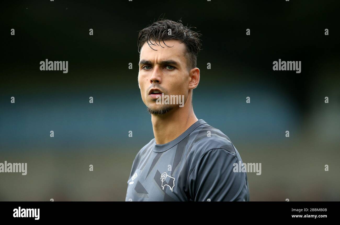 Derby Goalkeeper Kelle Ross Stock Photo - Alamy