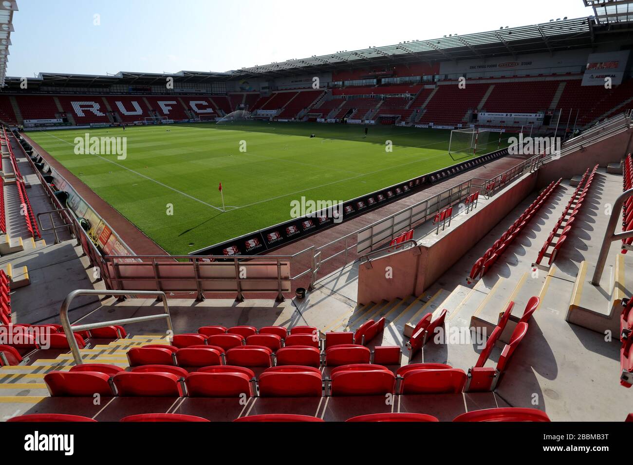 Rotherham United's AESSEAL New York Stadium Stock Photo - Alamy