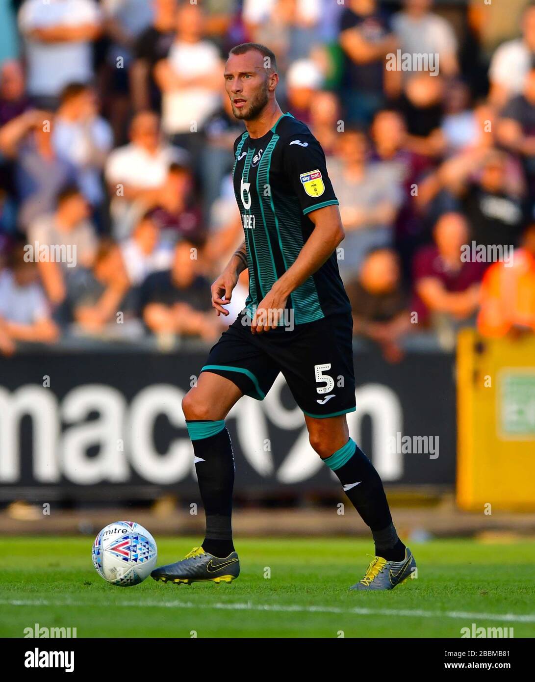 Swansea City's Mike van der Hoorn Stock Photo - Alamy