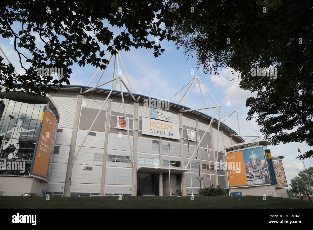 Hull City's KCOM Stadium Stock Photo - Alamy