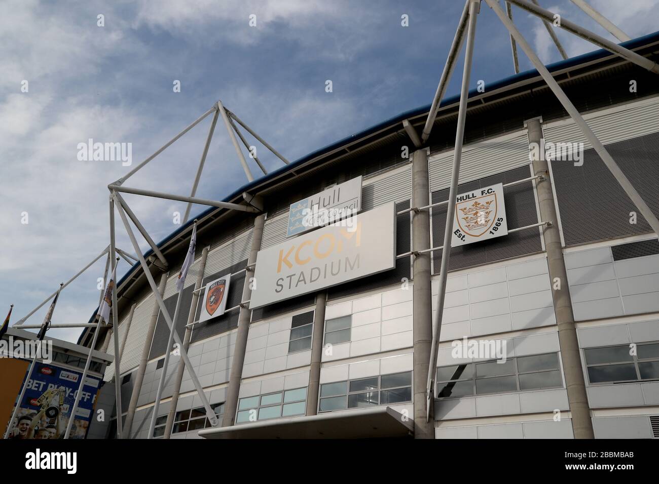 Hull City's KCOM Stadium Stock Photo - Alamy
