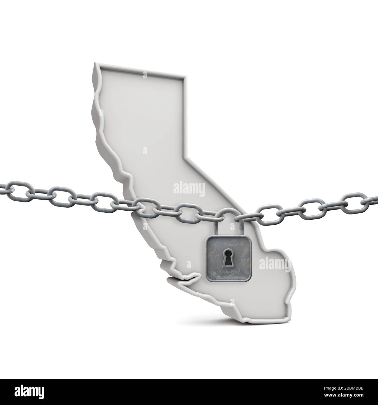 Los angeles county map hi-res stock photography and images - Alamy