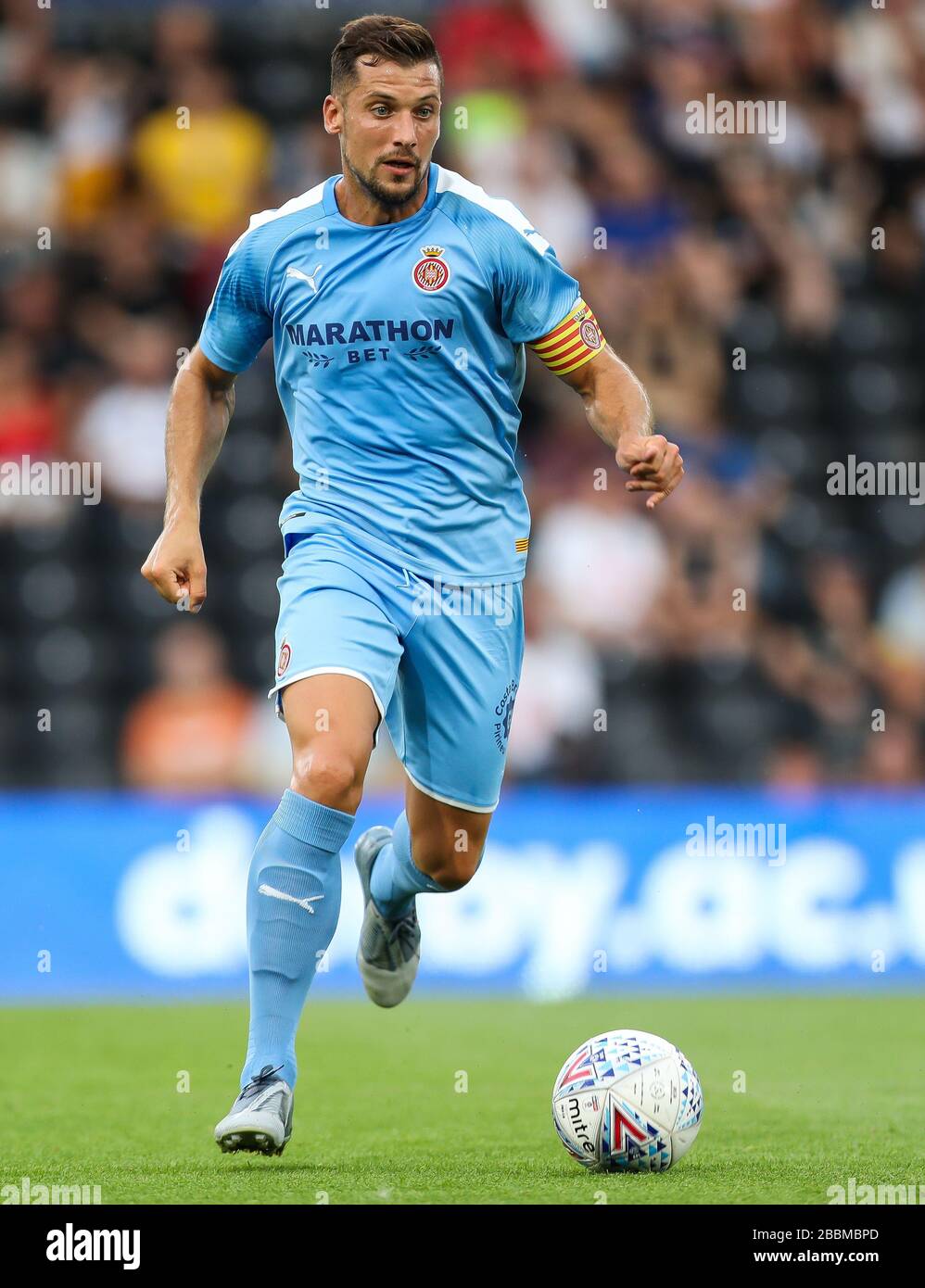 Girona's captain Alex Granell during the Pre-Season Friendly at Pride ...