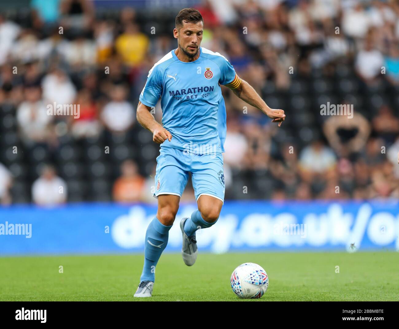 Girona's captain Alex Granell during the Pre-Season Friendly at Pride ...